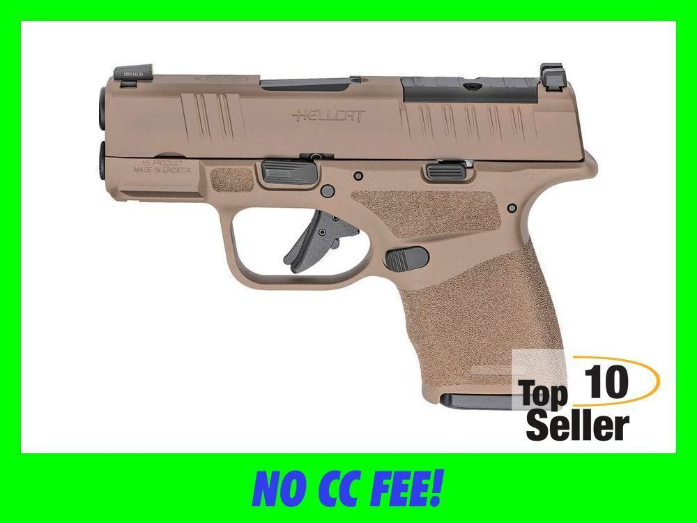 SPRINGFIELD HELLCAT OSP FDE 9MM 3” 13RD DARK EARTH - Semi Auto Pistols ...