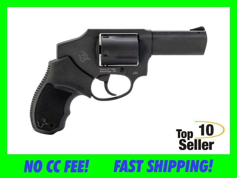Taurus 2-650131 650 Small 357 Mag/38 Special +P 5 Shot 3” Matte Black ...