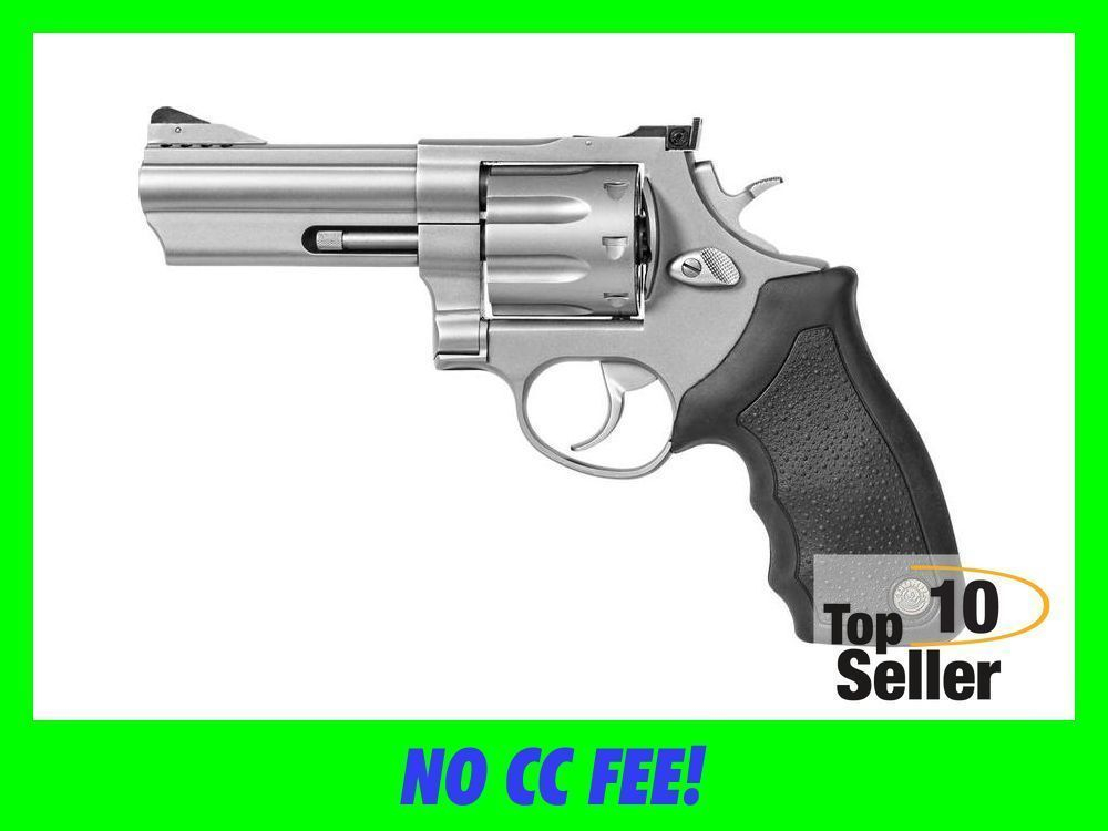 Taurus 608 357 Magnum 4" Ported Barrel Stainless Steel Rubber Grips - Revolvers at GunBroker.com ...