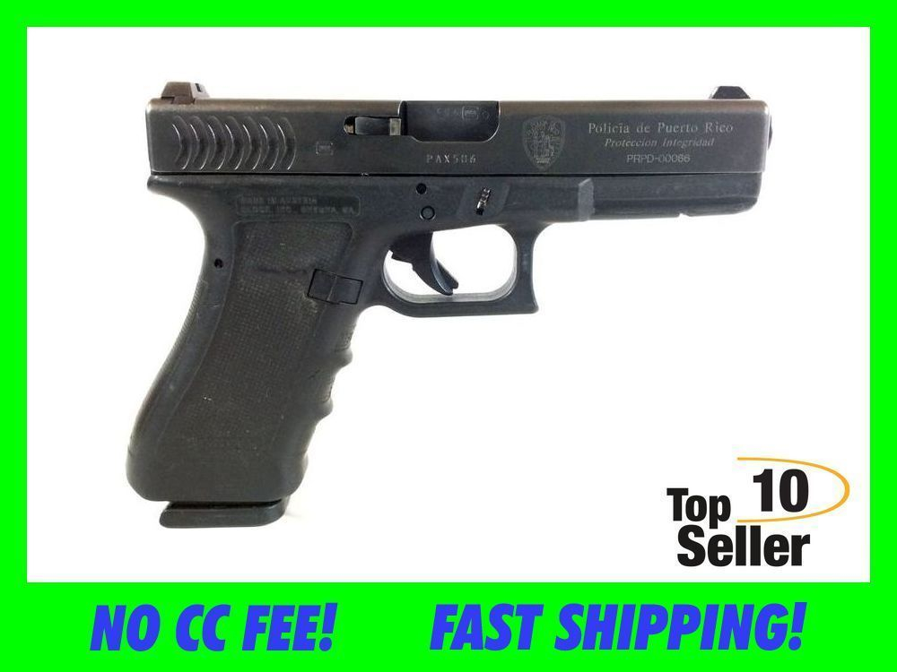 Glock 22 RTF2 .40 cal Fish Gill RARE Puerto Rico Police Crest - Semi ...