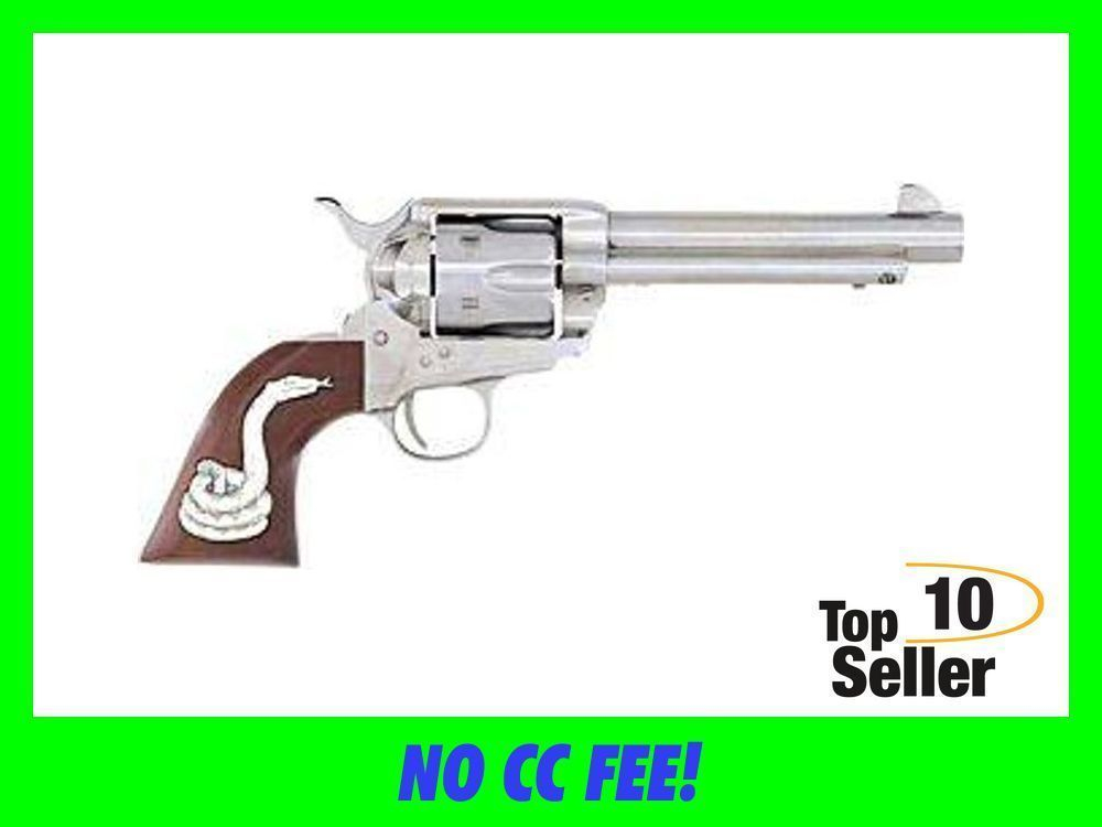 CIMARRON MAN W/NO NAME 357 MAG FRONTIER 5.5” SILVER SNAKE - Revolvers ...