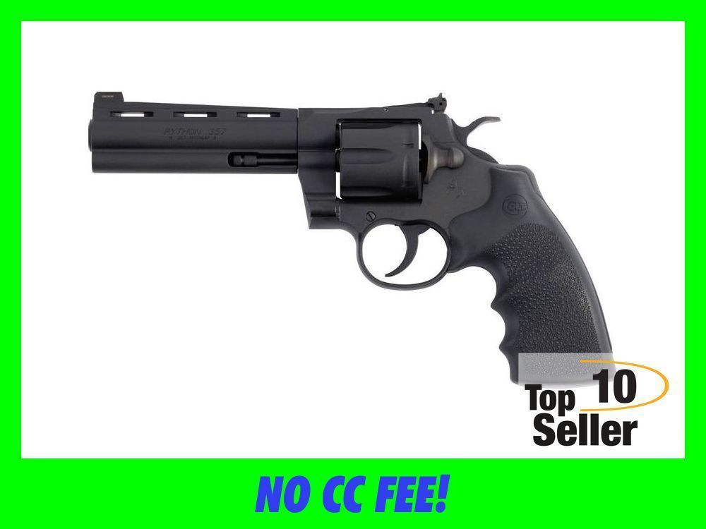 COLT PYTHON-BM5RNS PYTHN 357 5 MATTE BL - Revolvers at GunBroker.com ...
