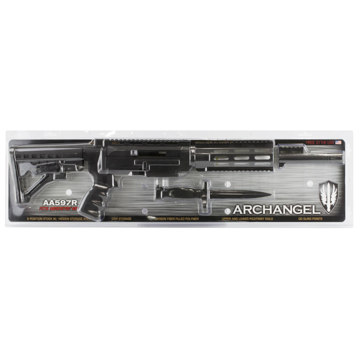 Archangel AA597R AR-15 Style Conversion Stock Black Synthetic 6 ...