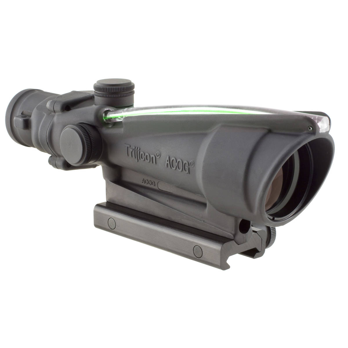Trijicon 100163 ACOG Black Hardcoat Anodized 3.5x 35mm Illuminated ...