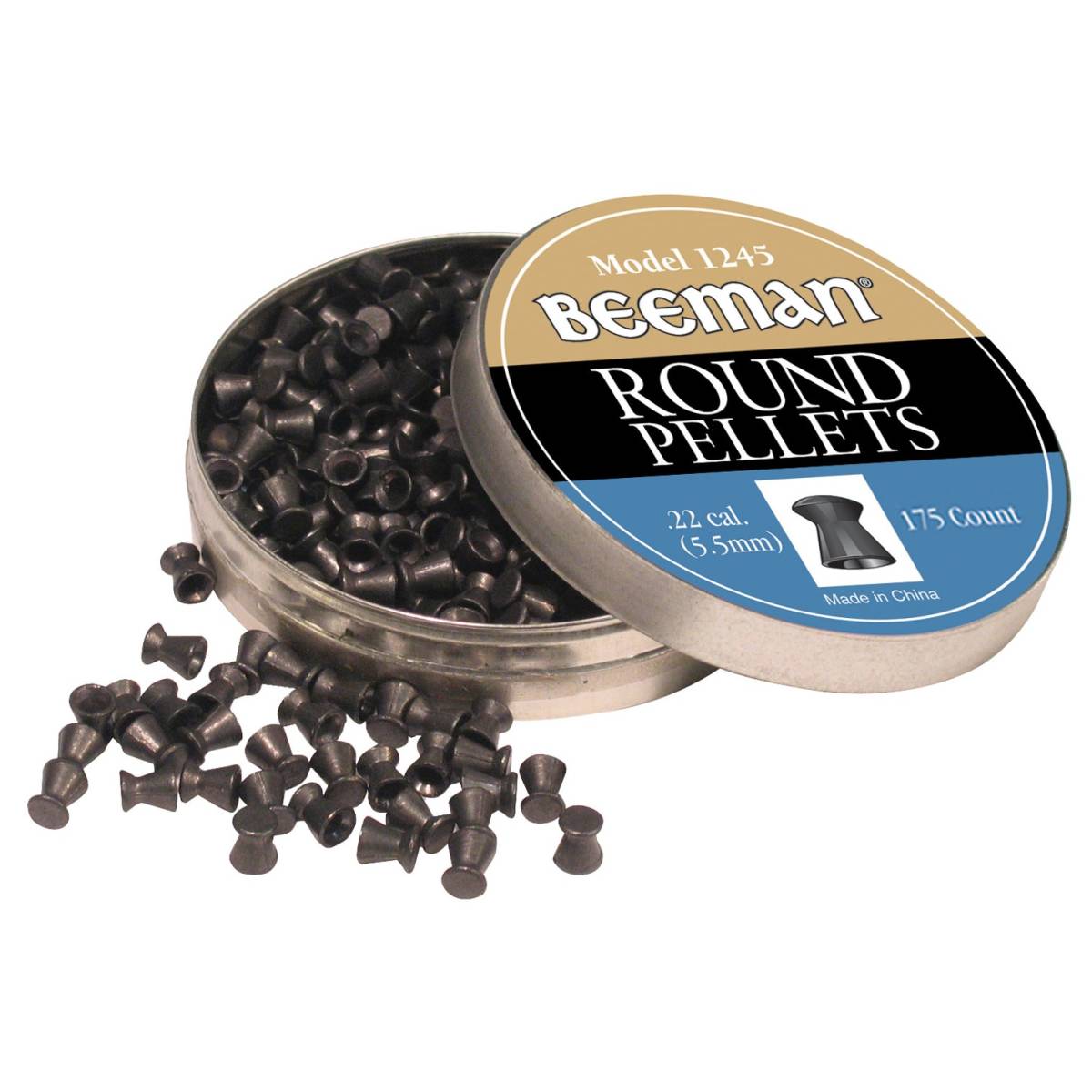 Beeman 1245 Round Pellets 22 Lead 175/Tin - Air Gun Accessories at ...