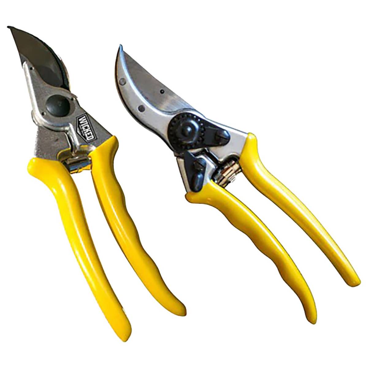 Wicked Tree Gear WTG017 Hand Pruner Aluminum/Yellow Handle - Knife ...