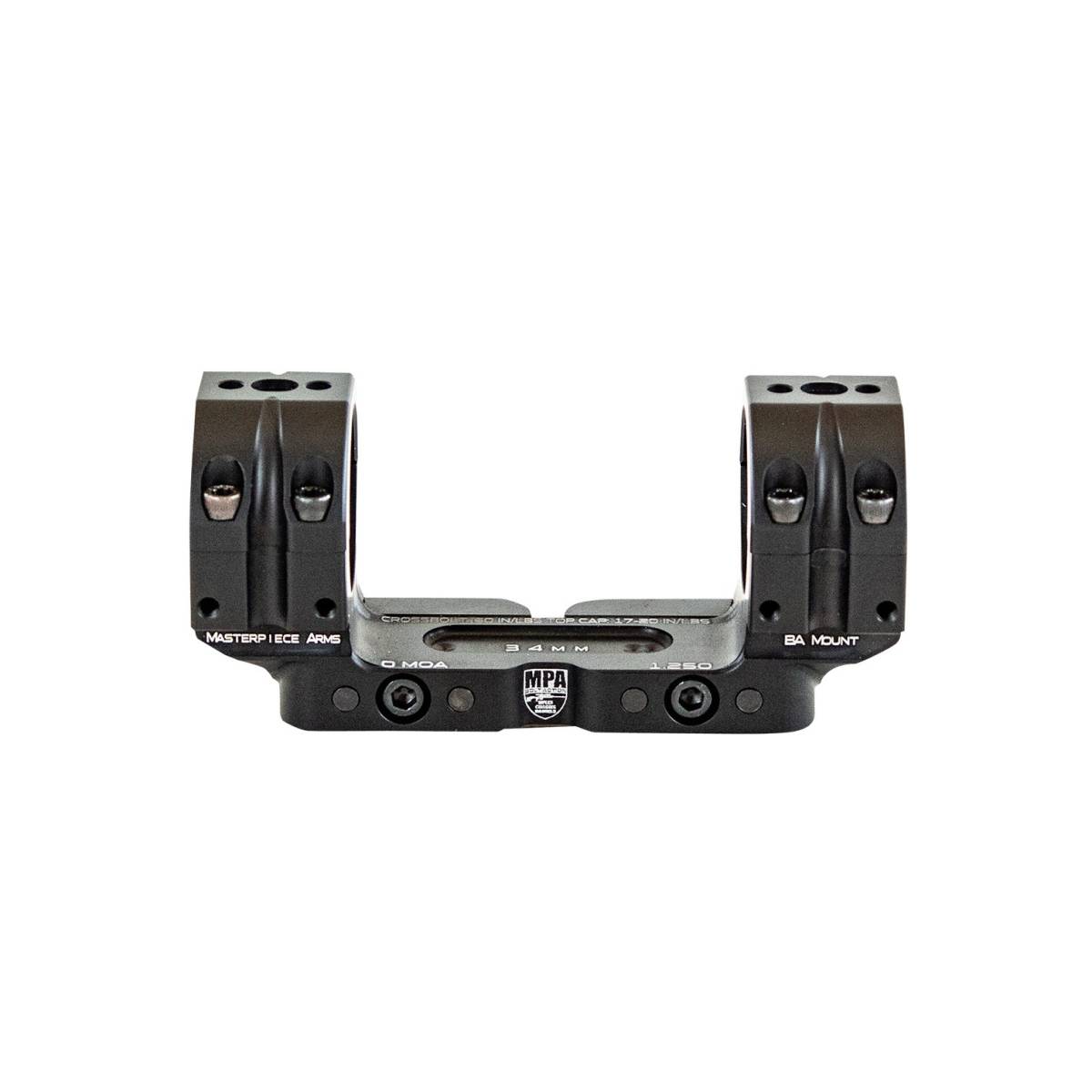 MasterPiece Arms BAMOUNT301125 MPA BA Bolt Action Mount Black - Scope ...