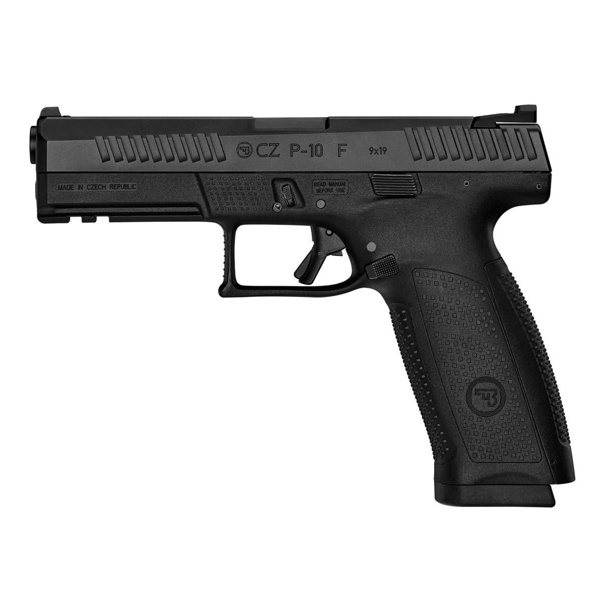 CZ-USA 91550 P-10 F 9mm Luger 19+1 5.10” Black Steel Barrel, Nitride ...