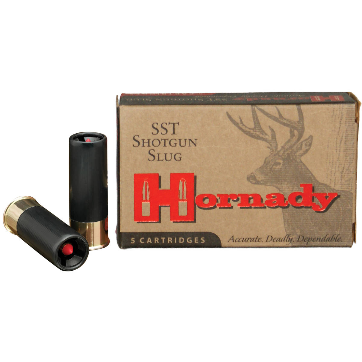 Hornady 8623 SST 12 Gauge 2.75" 300 GR Slug Sabot ga Slugs 12GA ...