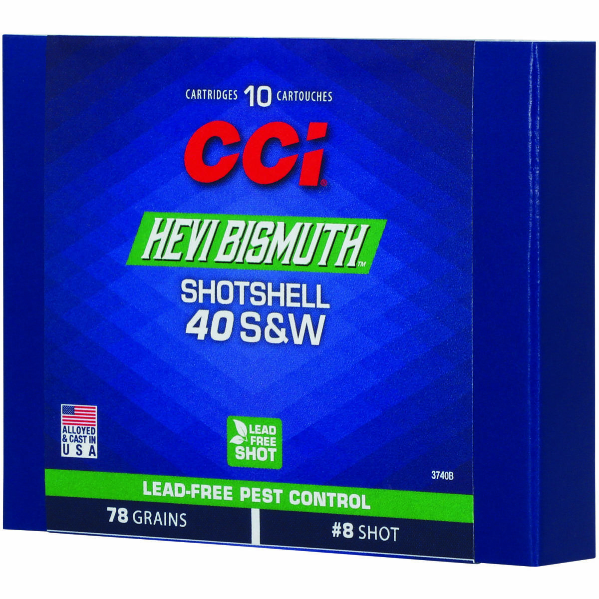 CCI 3740B Pest Control HEVI-Bismuth 40S&W 10 Per Box/20 Case - Handgun ...