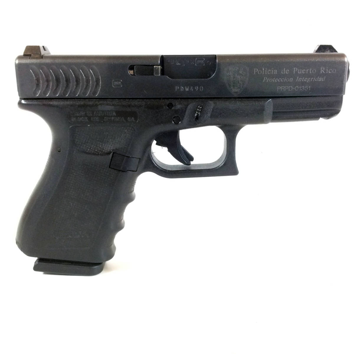 Glock 23 Gen3 RTF2 .40 cal Fish Gill RARE Puerto Rico Police Crest ...