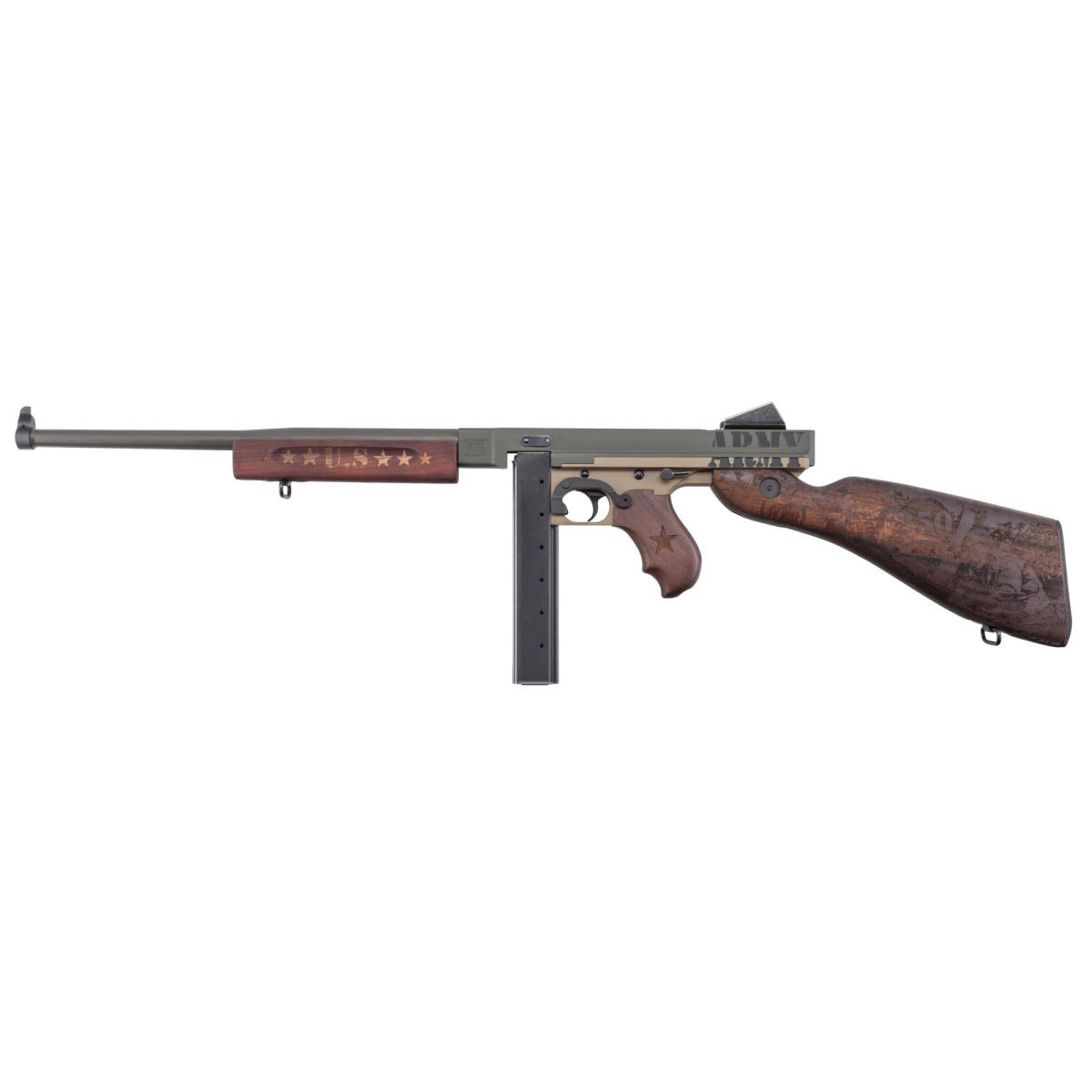 THMP TM1C4 ARMY 45ACP 16.5 30R WAL - Semi Auto Rifles at GunBroker.com ...